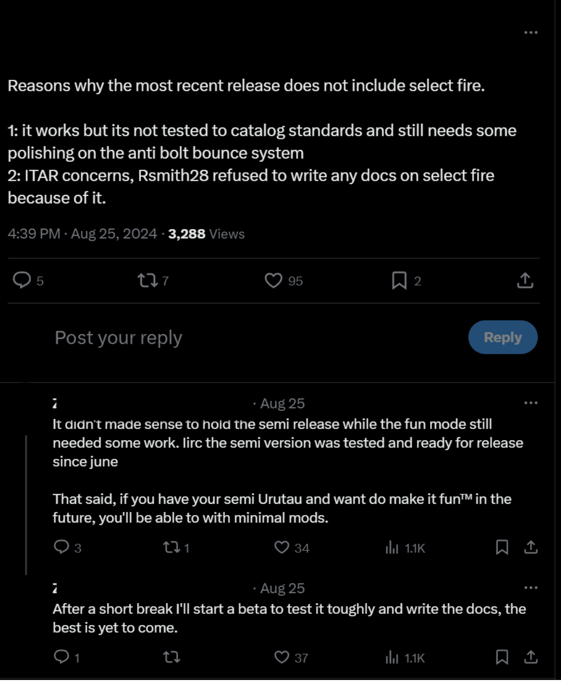 Beyond the FGC-9: How the Urutau Redefines the Global 3D-Printed ...