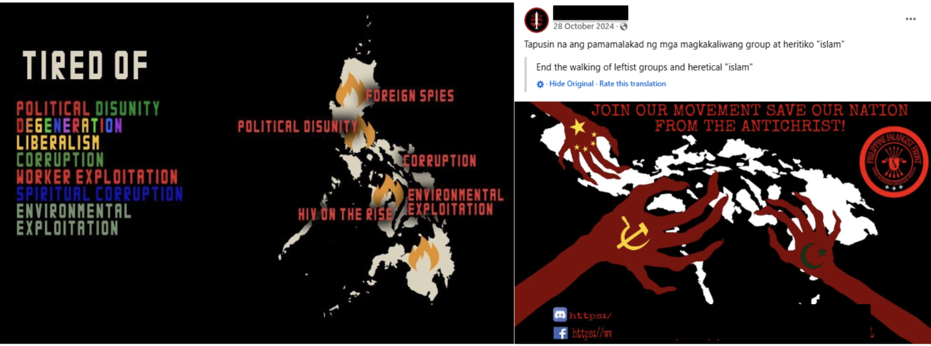 Inside the Philippine Falangist Front: Online Communities as Enablers ...